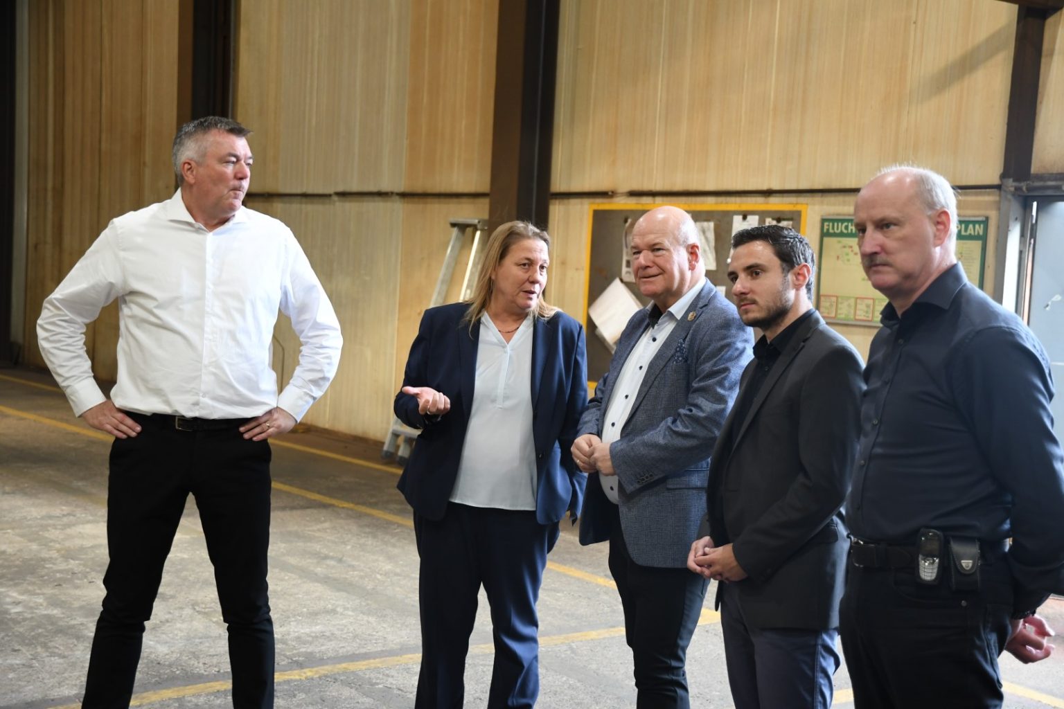 Bürgermeister zu Gast beim Erfolgsunternehmen Queck Stahlbau » DN-News