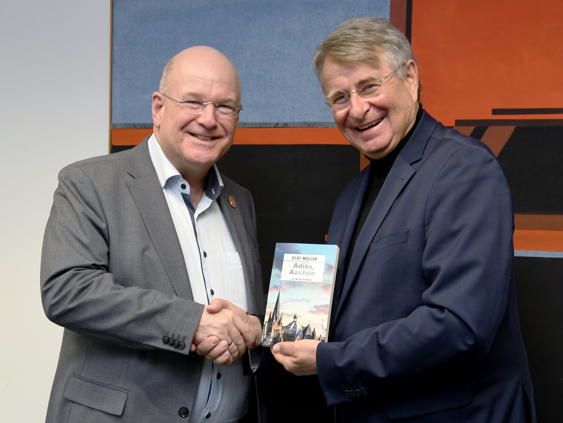 Olaf Müller mit neuem Kriminalroman "Adiós Aachen" zu Gast im Rathaus ...