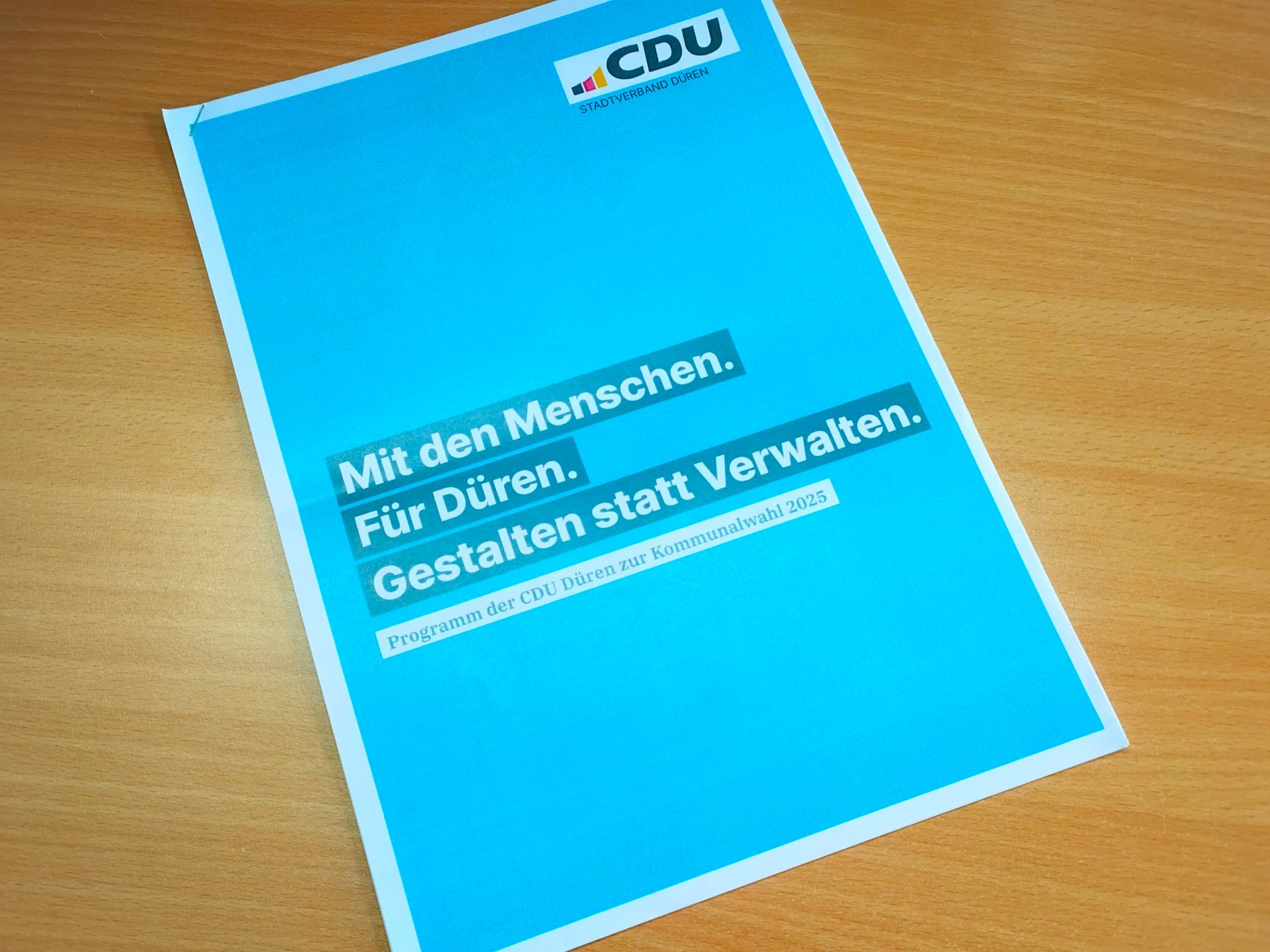 CDU Düren stellt Wahlprogramm für Kommunalwahl 2025 vor » DN-News
